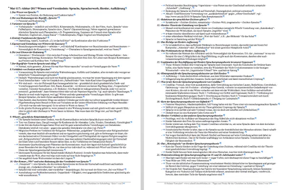 Vorbereitung schriftliches Abitur: Spracherwerbsmodelle (Mat4655 ...